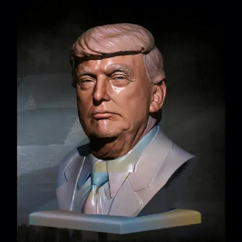 1/10 BUST 55mm Resin Model Kit Donald Trump Historical Figures Unpaint ...