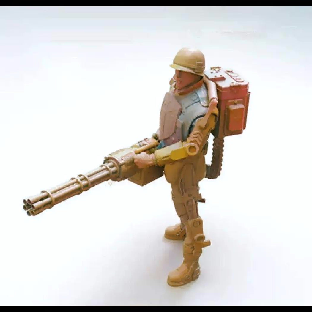 1/16 Resin Steampunk Model Kit US Soldier Wolfenstein Unpainted – Model ...