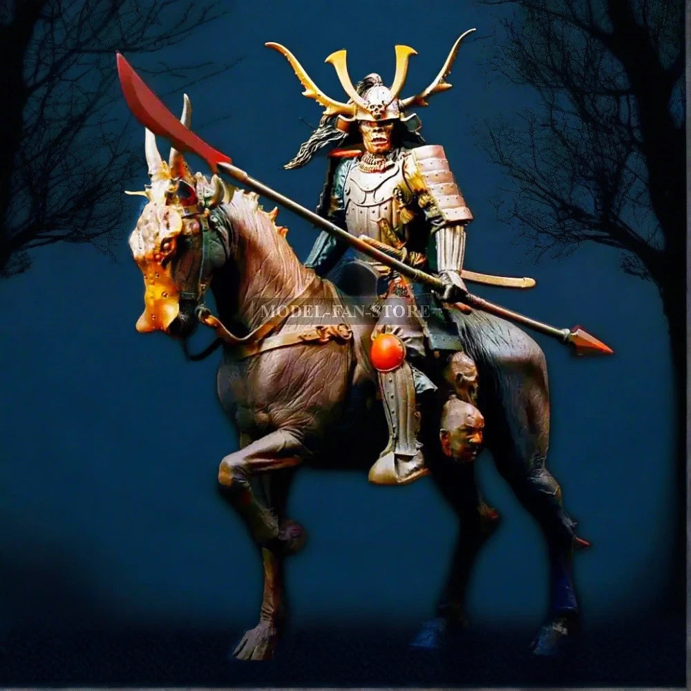 1/24 Resin Model Kit Japanese Samurai Rider Death Dealer Fantasy Unpai ...