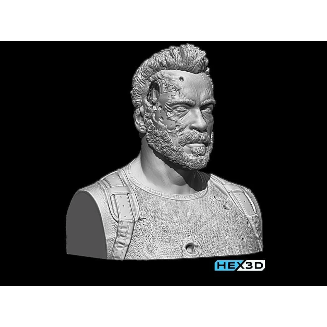 Digital STL Terminator Dark Fate Bust – Model-Fan-Store