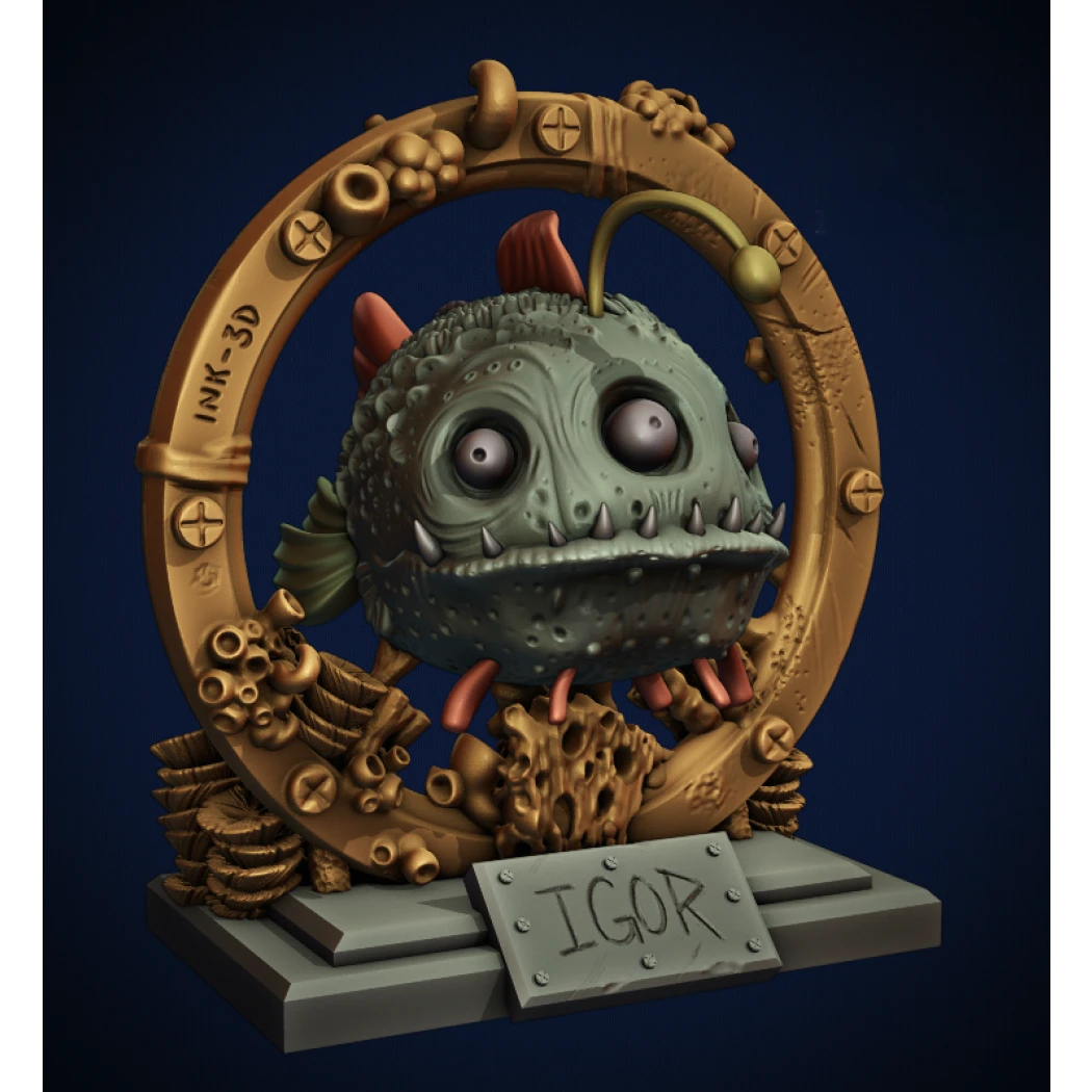 Digital STL Igor Fish – Model-Fan-Store