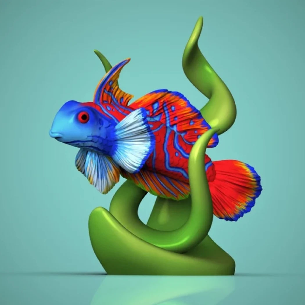 Digital STL Fancy Fish – Model-Fan-Store