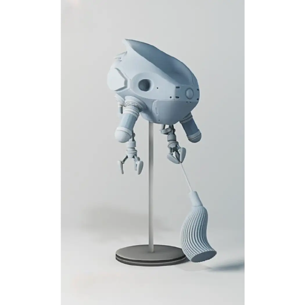 1/24 Resin Steampunk Model Kit Space Servant Droid Fallout Sci-fi Unpa ...