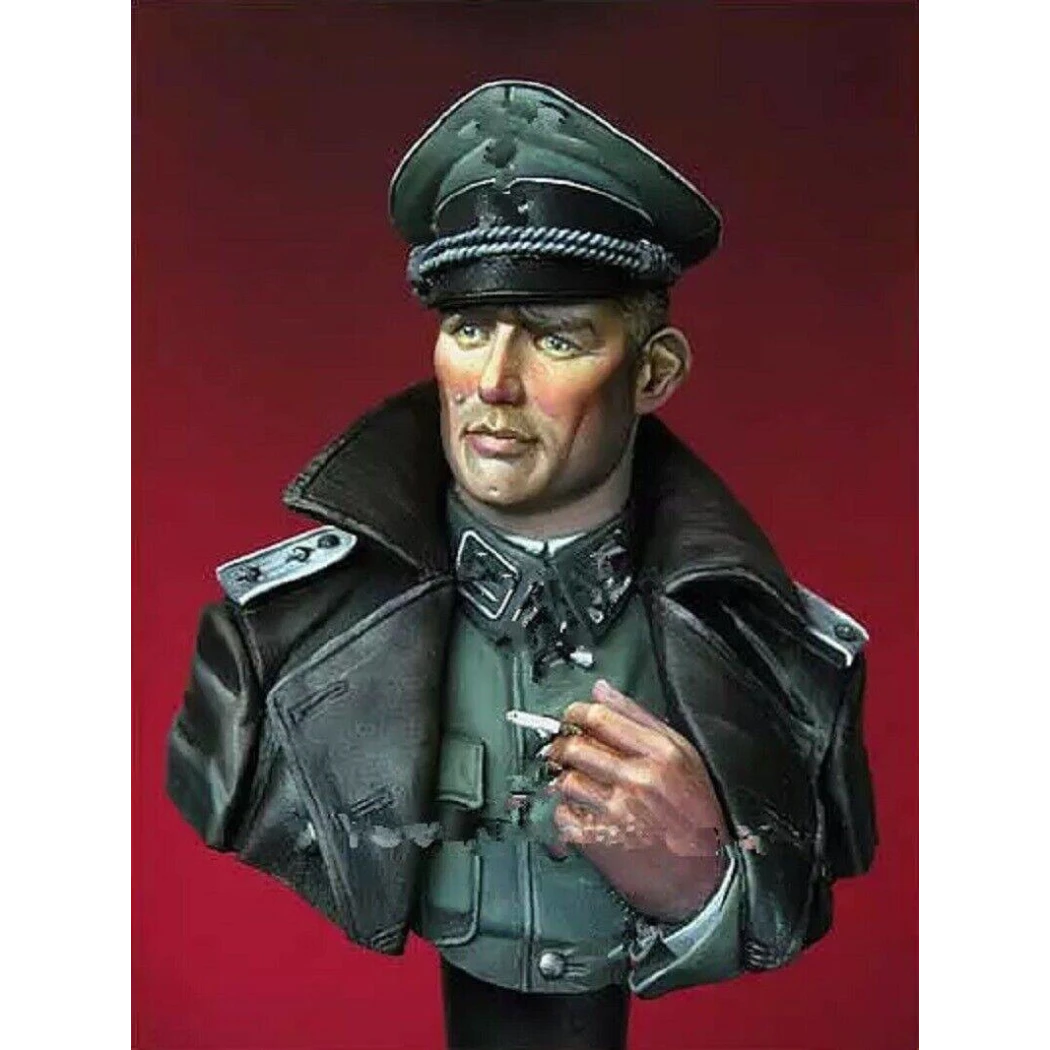 1/10 BUST Resin Model Kit German Officer WW2 Unpainted – Model-Fan-Store