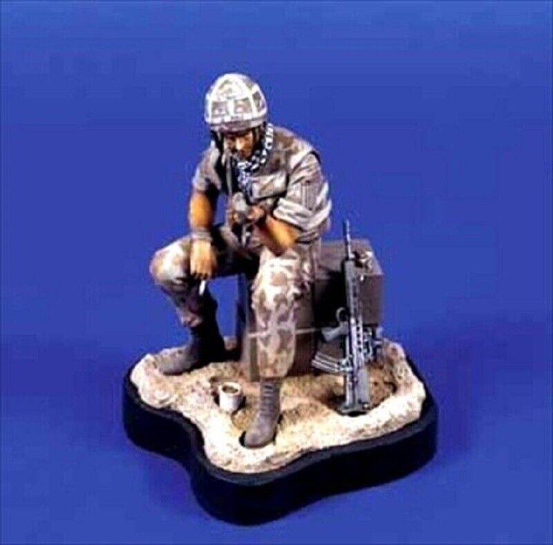 1/16 Resin Model Kit Modern British Soldier Special Forces with base U ...