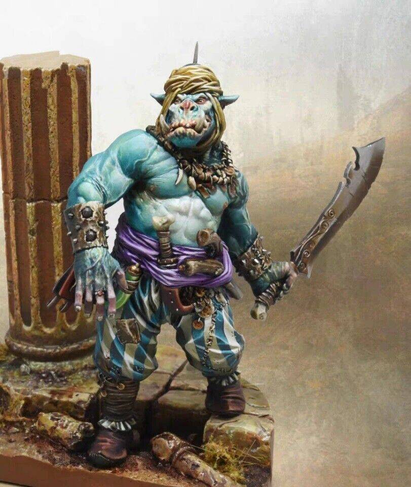 1/24 Resin Model Kit Ogre Orc Warrior WOW Unpainted – Model-Fan-Store