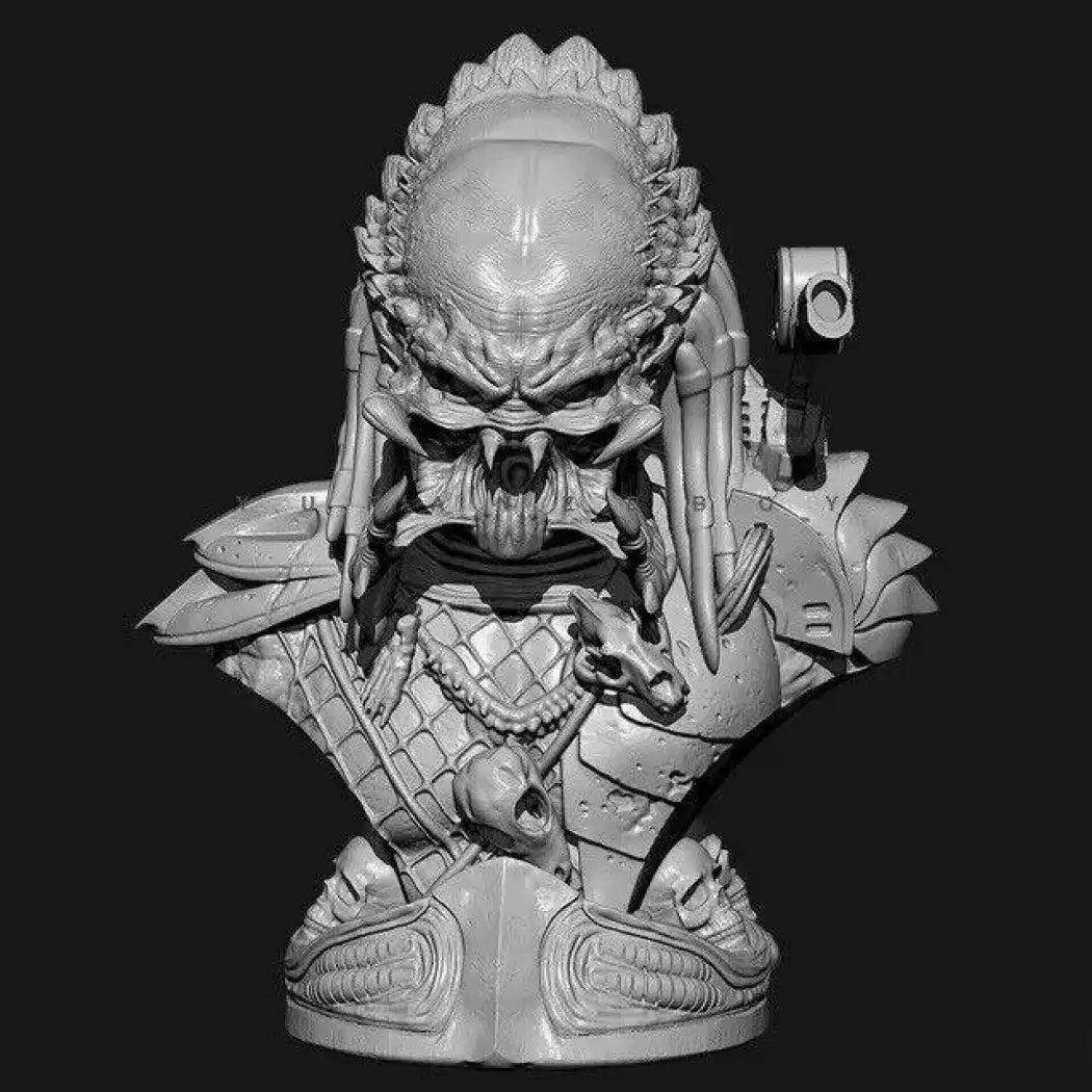 65mm BUST Resin Model Kit Alien Warrior Unpainted – Model-Fan-Store