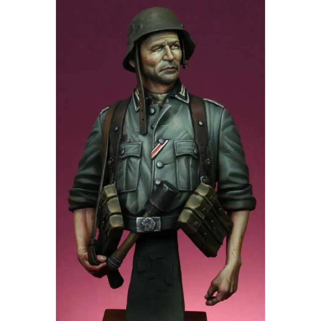 1/9 BUST Resin Model Kit German Soldier Infantryman WW2 Unpainted ...