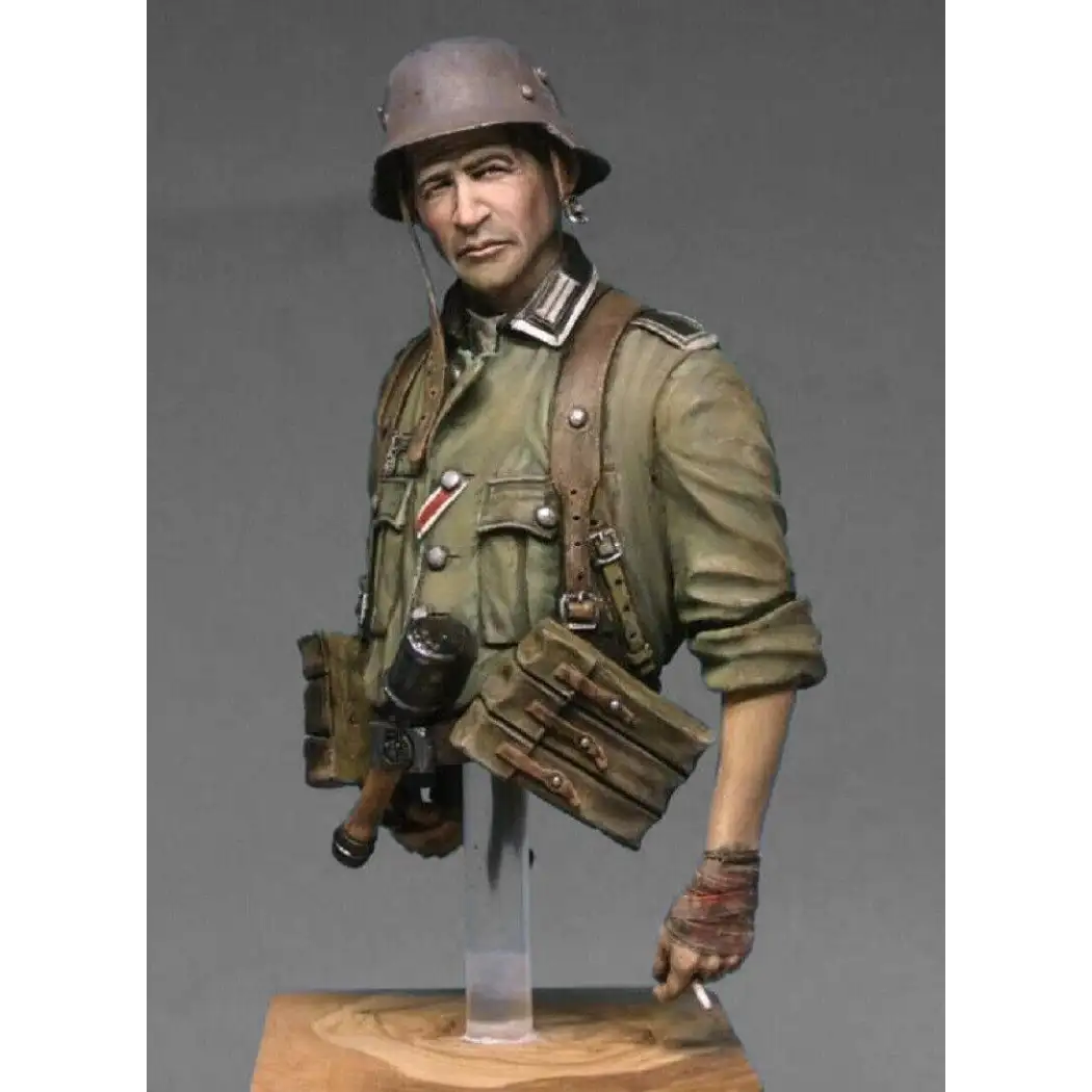 1/9 BUST Resin Model Kit German Soldier Infantryman WW2 Unpainted ...