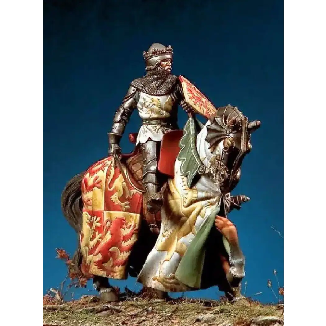 1/32 Resin Model Kit Horseman Medieval Knight Prince of Wales. XIV c ...