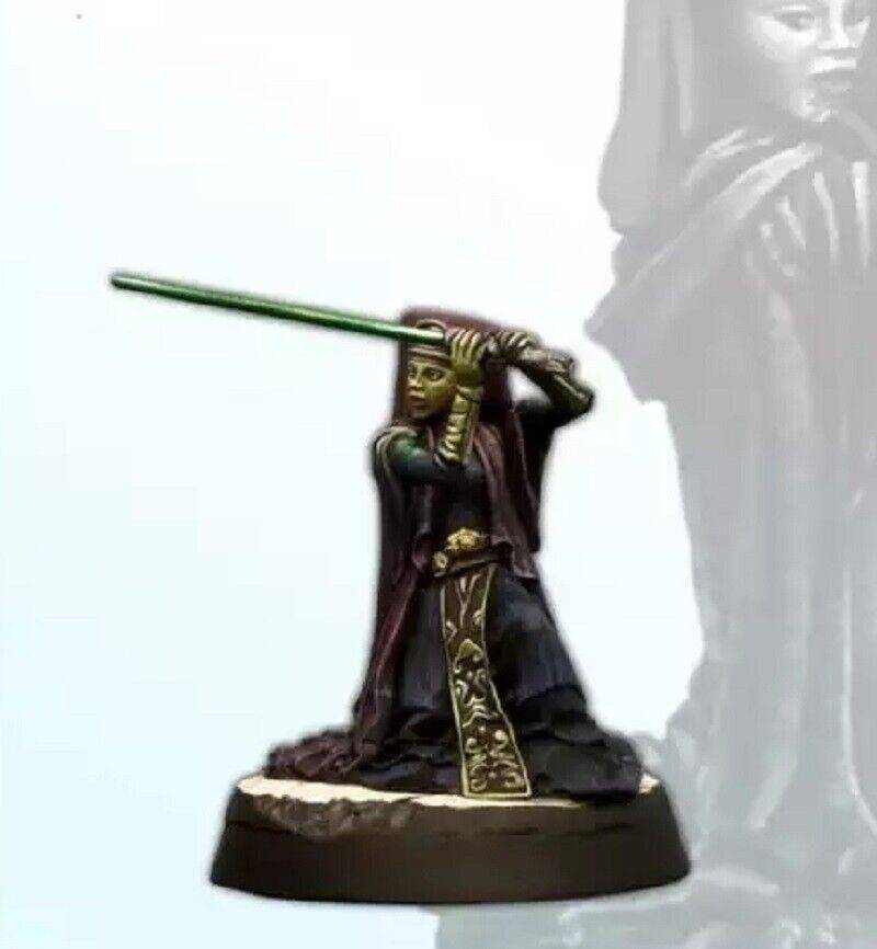 35mm Resin Model Kit Star Wars Luminara Unduli Jedi Master Movie Unpai ...