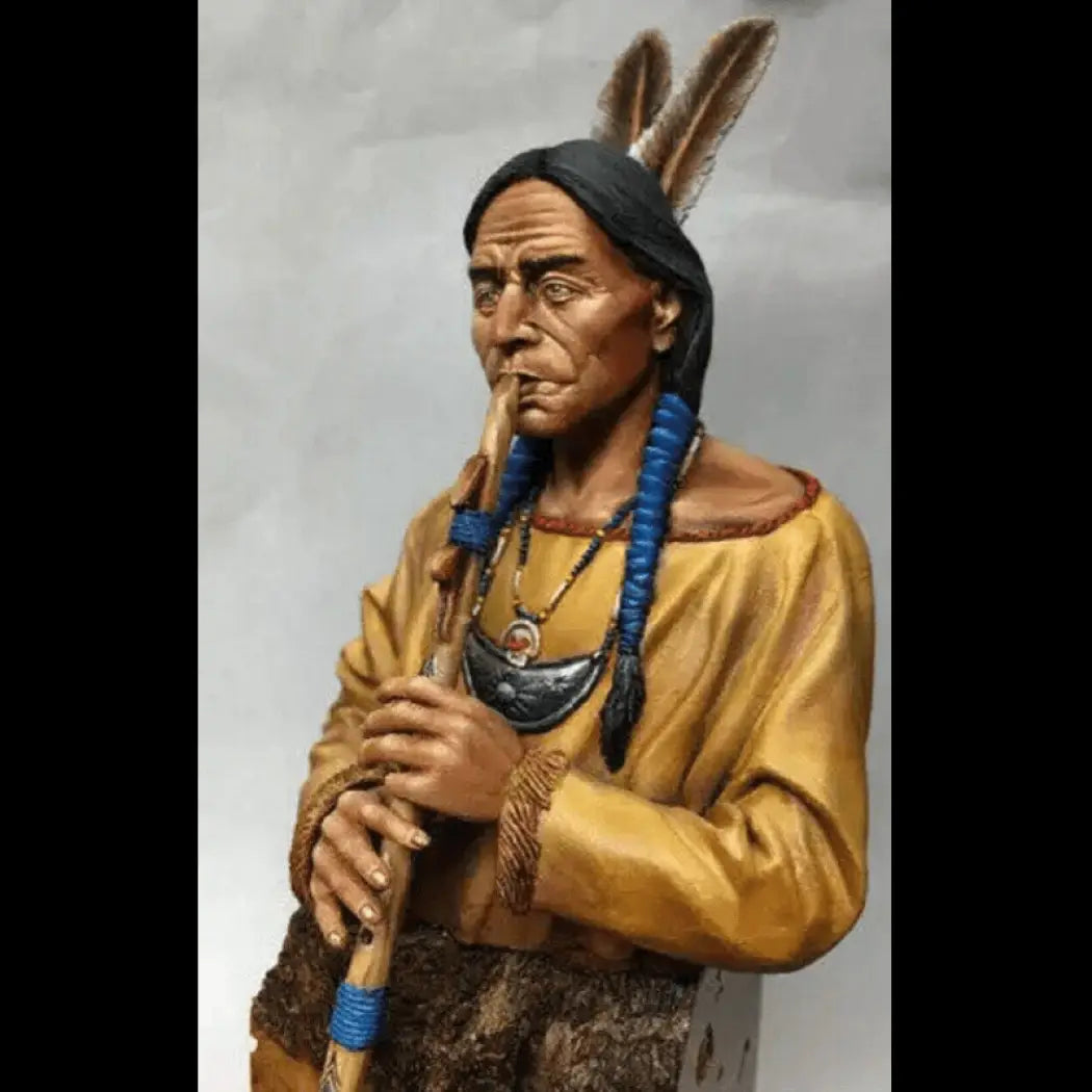 1/10 BUST Resin Model Kit Native American Indian Chief Unpainted ...