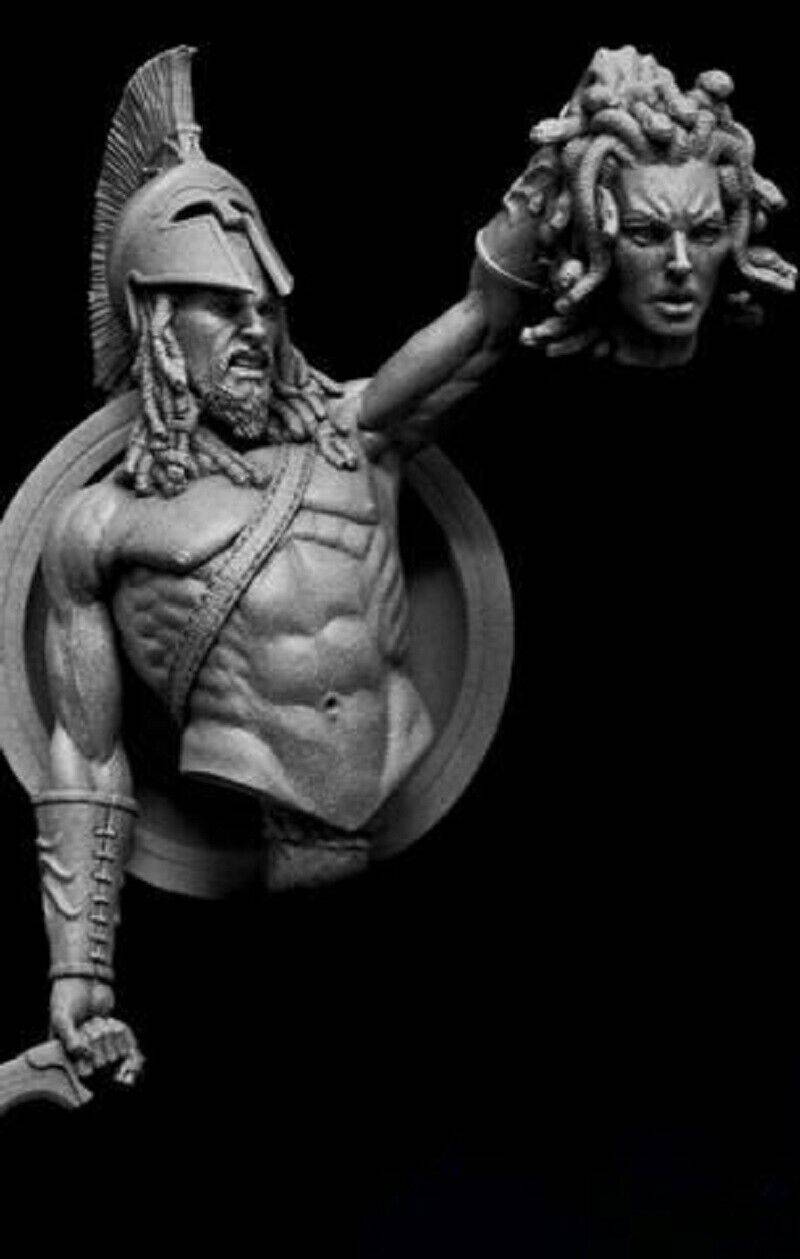 1/9 BUST Resin Model Kit Greek Warrior Perseus & Medusa Fantasy Unpain ...