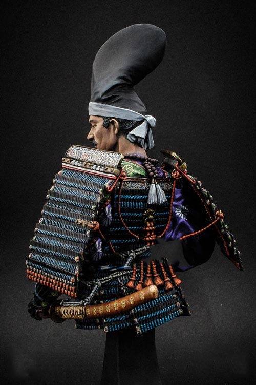 1/9 BUST Resin Model Kit Japanese Samurai Warrior Unpainted – Model-Fan ...