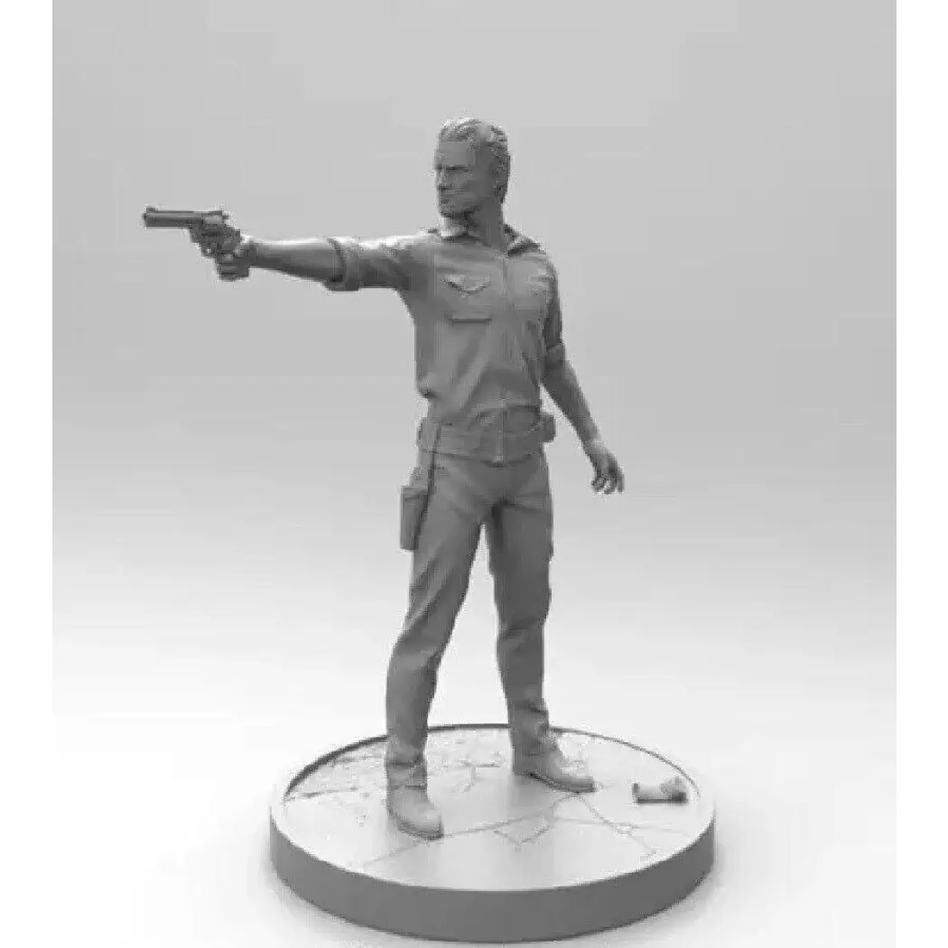 1/16 Resin Model Kit Rick The Walking Dead Survivor Movie Unpainted ...