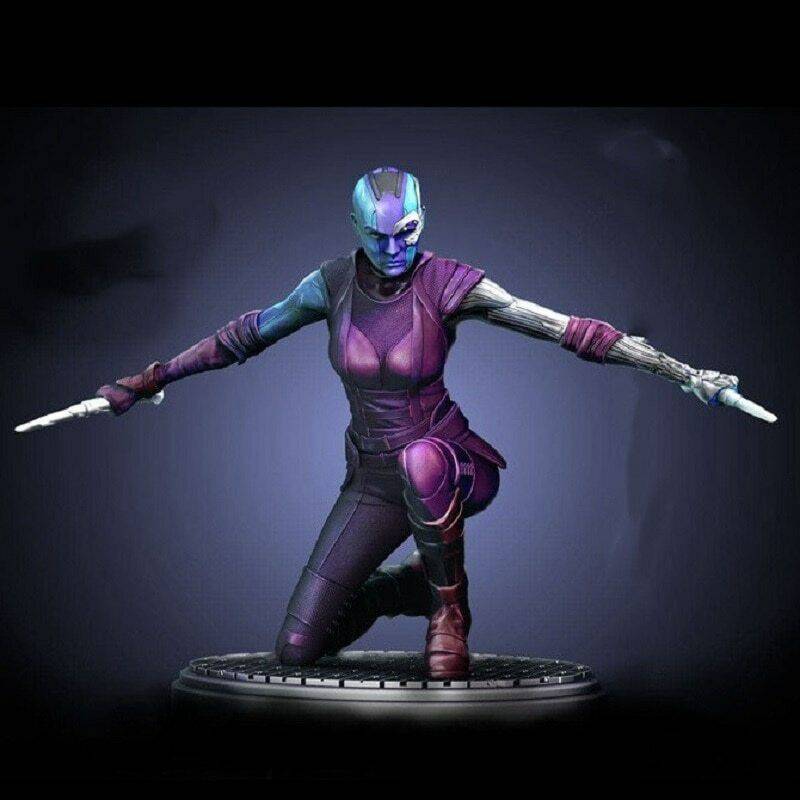 1/6 210mm 3D Print Superhero Model Kit Woman Nebula Beautiful Girl Unp ...