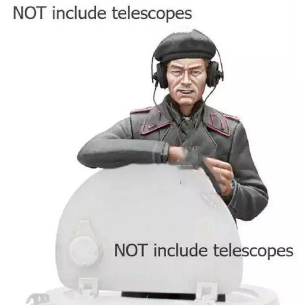 1/16 Resin Model Kit German Officer Tank Commander WW2 Unpainted ...