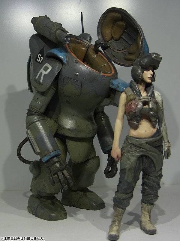 1/16 Resin Steampunk Model Kit Beautiful Girl Mechanical Exosuit Unpai ...