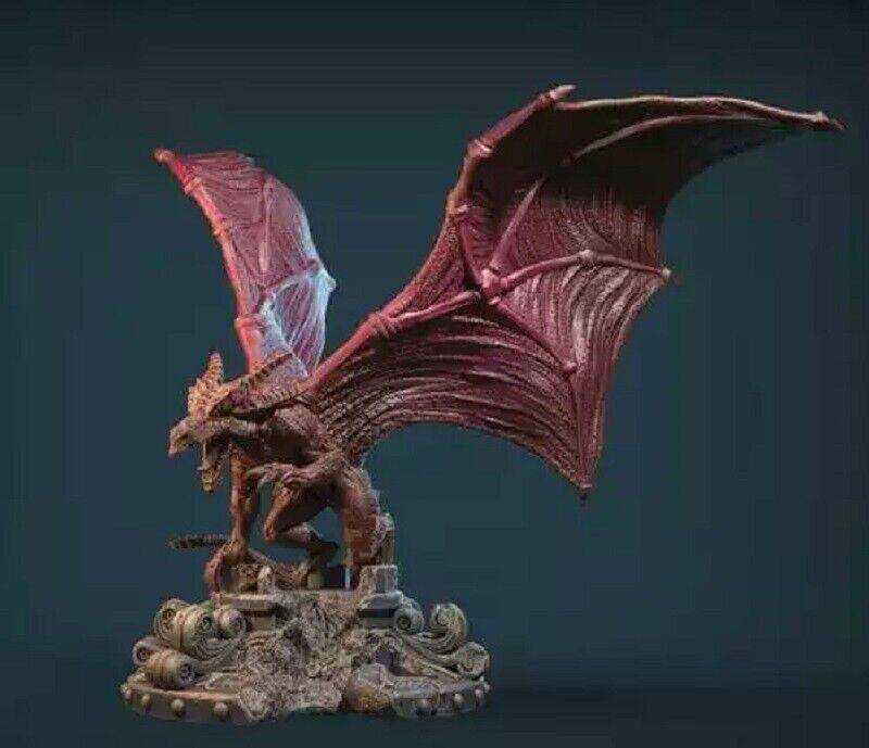 1/8 Resin Model Kit Infernal Gargoyle Messenger of Hell Fantasy Unpain ...