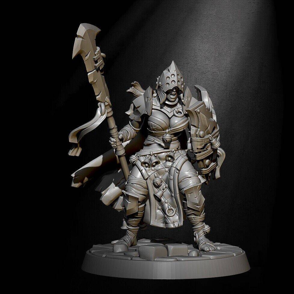 45mm Resin Model Kit Knight Executioner Warrior Fantasy Unpainted ...