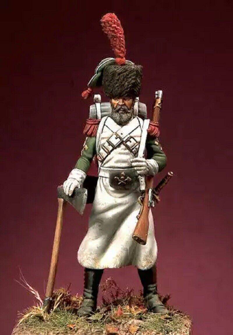 1/32 54mm Resin Model Kit Napoleonic Wars Italian Sapper (with base) U ...