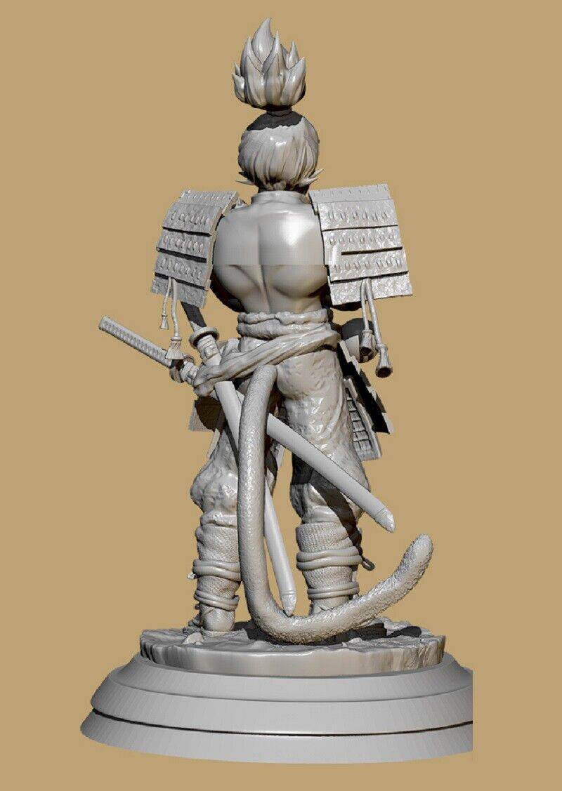 55mm Resin Model Kit Warrior Samurai Vegeta Unpainted – Model-Fan-Store