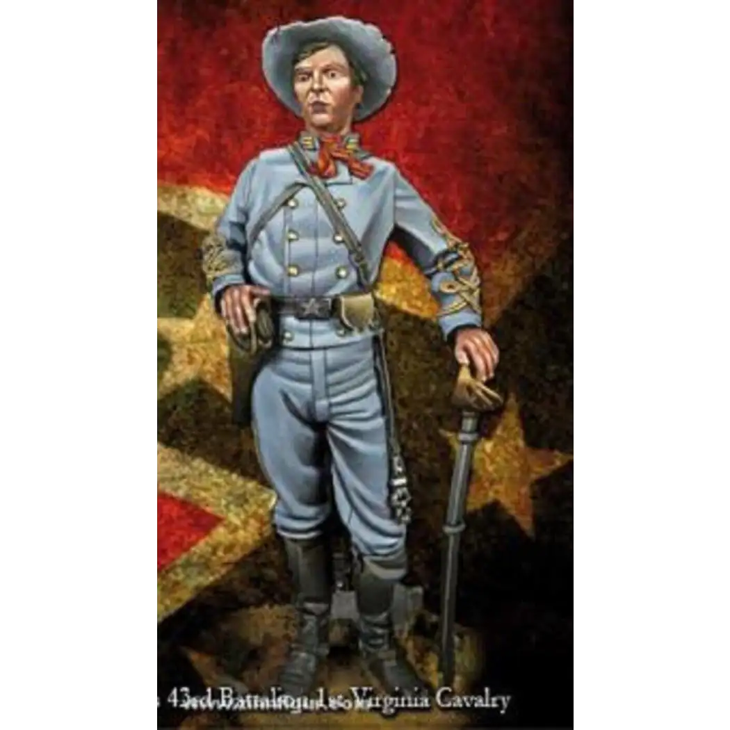 1/24 72mm Resin Model Kit American Civil War Confederate Soldier Unpai ...