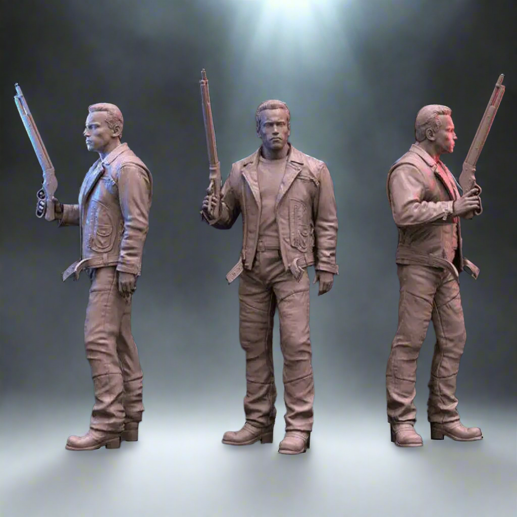 1/35 - 1/6 3D Print Model Kit Warrior Terminator T-800 Unpainted ...