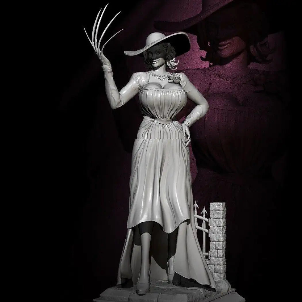 1/24 75mm Resin Model Kit Girl Woman Blood Lady Unpainted – Model-Fan-Store