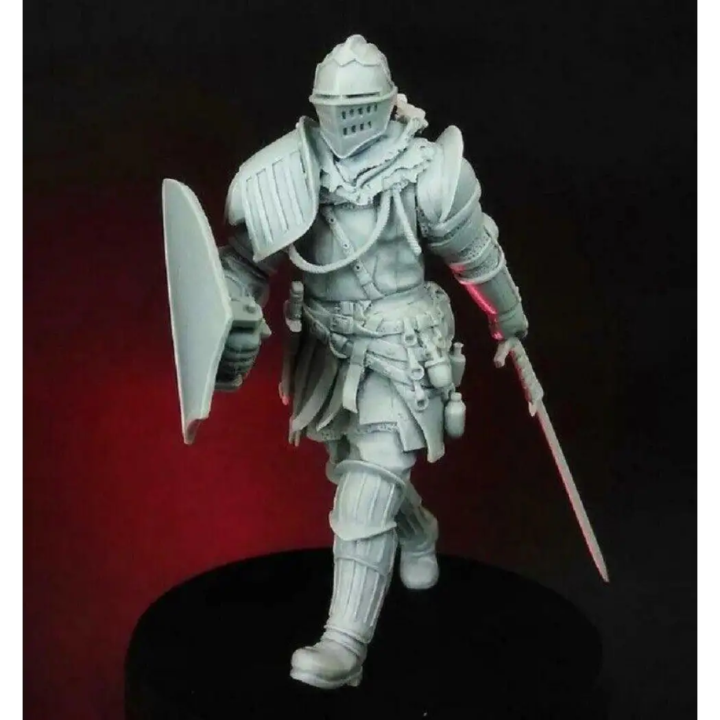 1/24 75mm Resin Model Kit Warrior Medieval Knight Dark Souls Unpainted ...