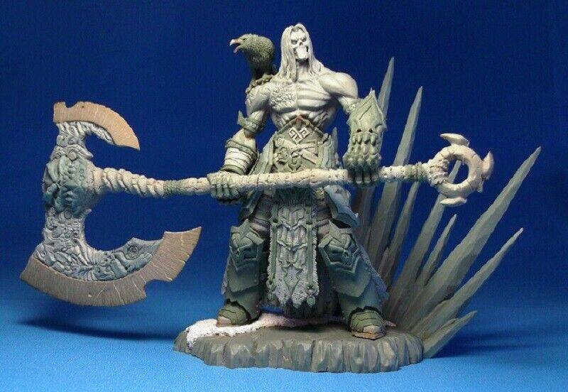 1/24 Resin Model Kit Risen Undead Warrior Barbarian with Ax Unpainted ...