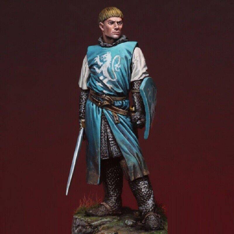 1/32 54mm Resin Model Kit Knight of Normandy Warrior Unpainted – Model ...
