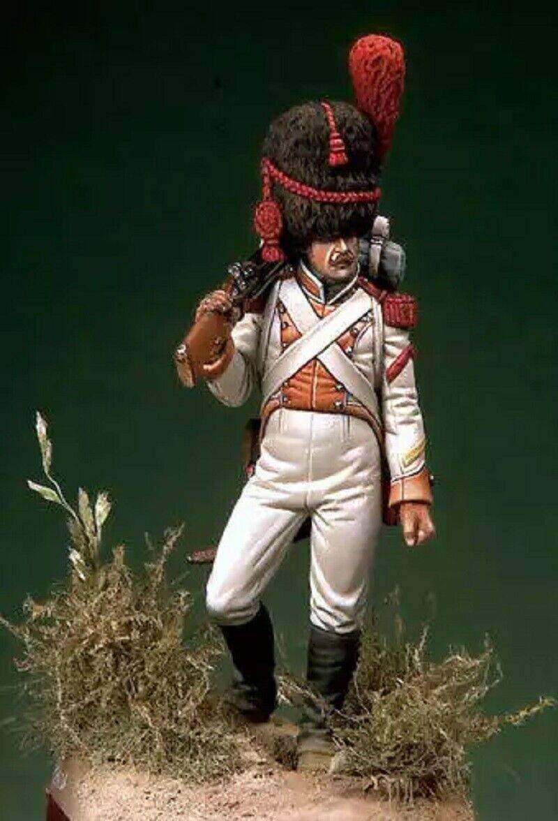 1/32 54mm Resin Model Kit Napoleonic Wars Neapolitan Grenadier Unpaint ...