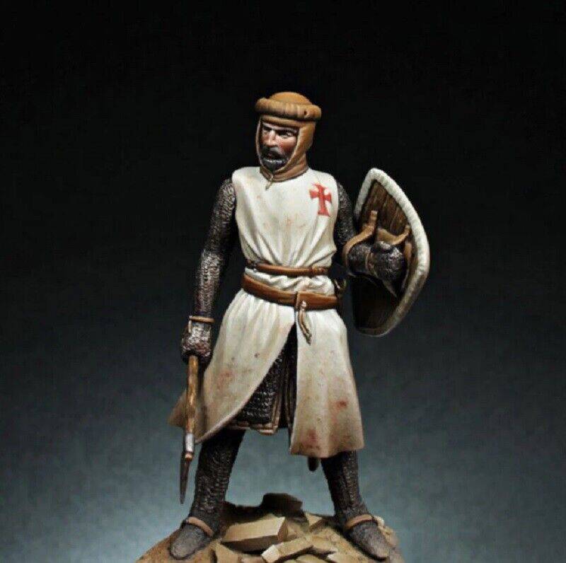 1/32 Resin Model Kit Warrior Medieval Knight Crusader Unpainted – Model ...
