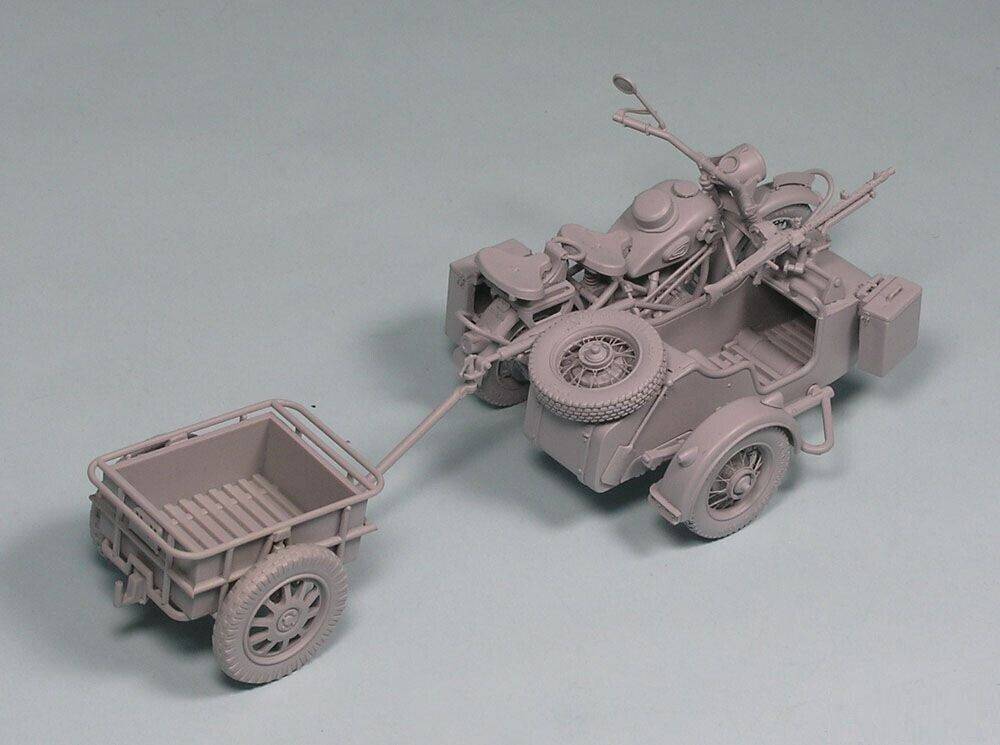1/35 Resin Model Kit BMV R75 German Motorcycle WW2 Unpainted – Model ...