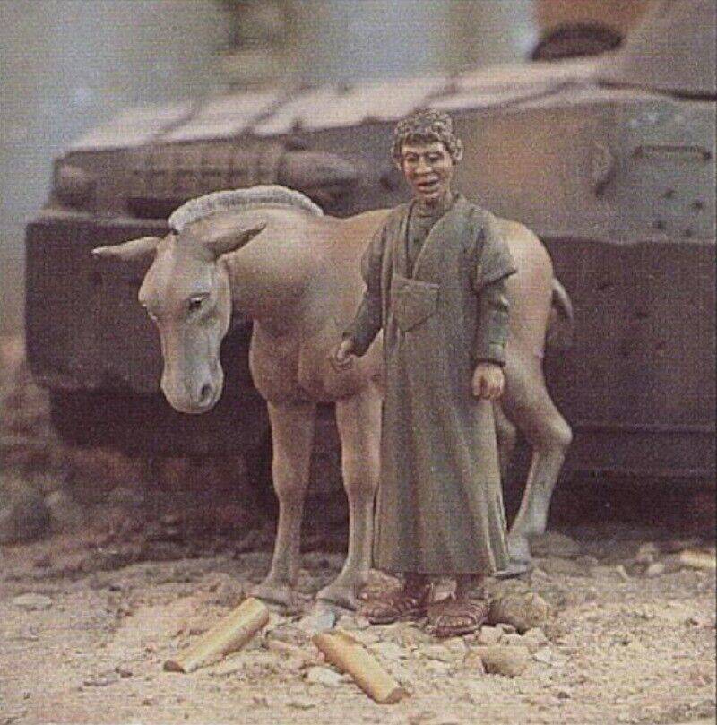 1/35 Resin Model Kit Local Resident Civil with Horse WW2 Unpainted ...