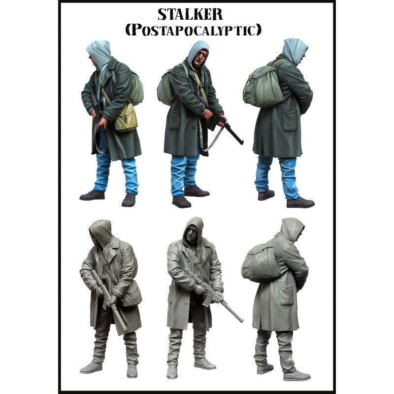 1/35 Resin Model Kit Stalker Soldier Bandit Renegade Unpainted – Model ...