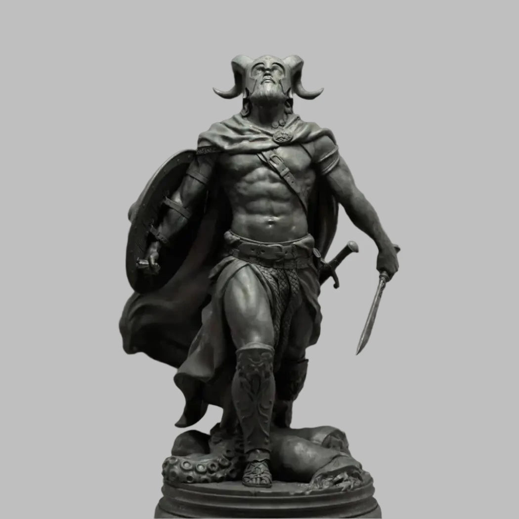 1/24 Resin Model Kit Greek Warrior Defender Barbarian Unpainted – Model ...