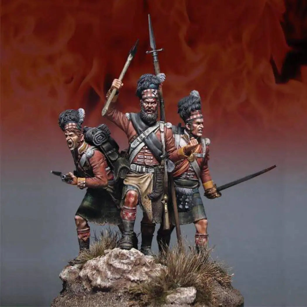 1/32 54mm Resin Model Kit Scottish Highlanders Unpainted – Model-Fan-Store