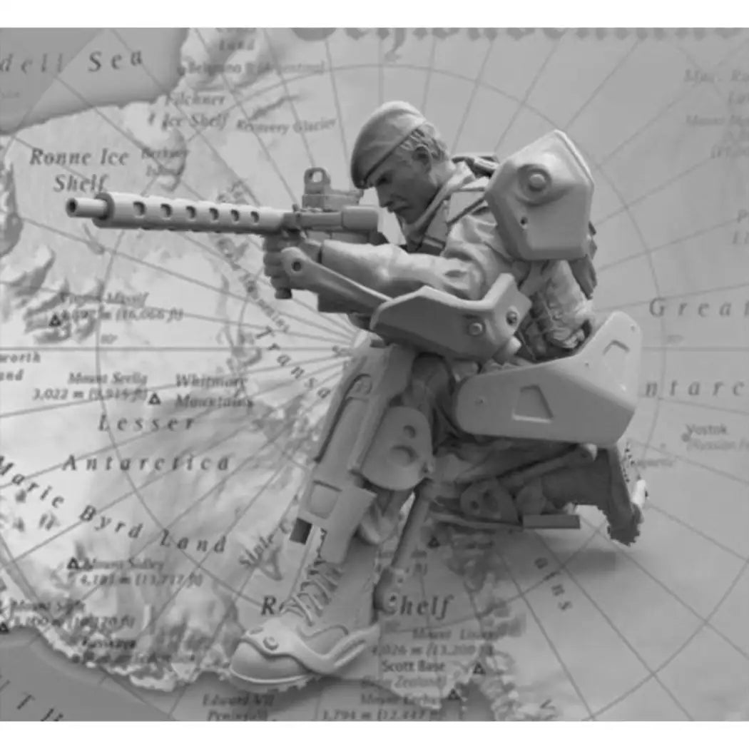 1/35 Resin Steampunk Model Kit British Soldier Exoskeleton Unpainted ...