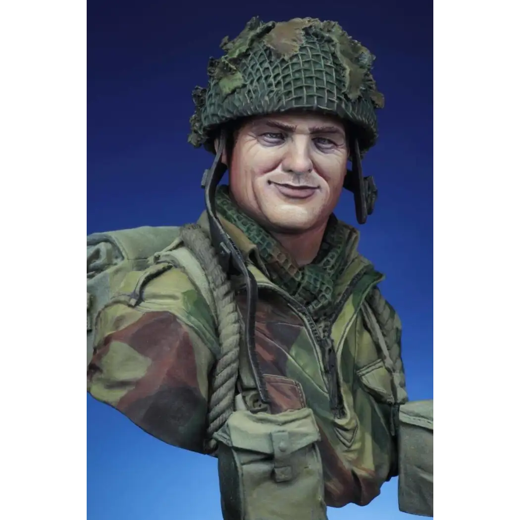 1/10 BUST Resin Model Kit British Soldier Paratrooper WW2 Unpainted ...